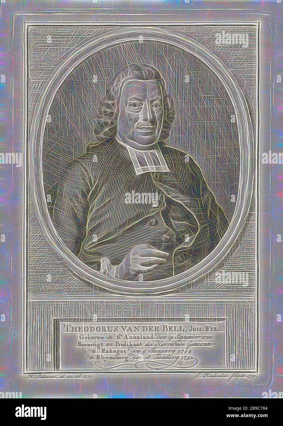 Portrait of Theodorus van der Bell Theodorus van der Bell, Joh. Fil ...