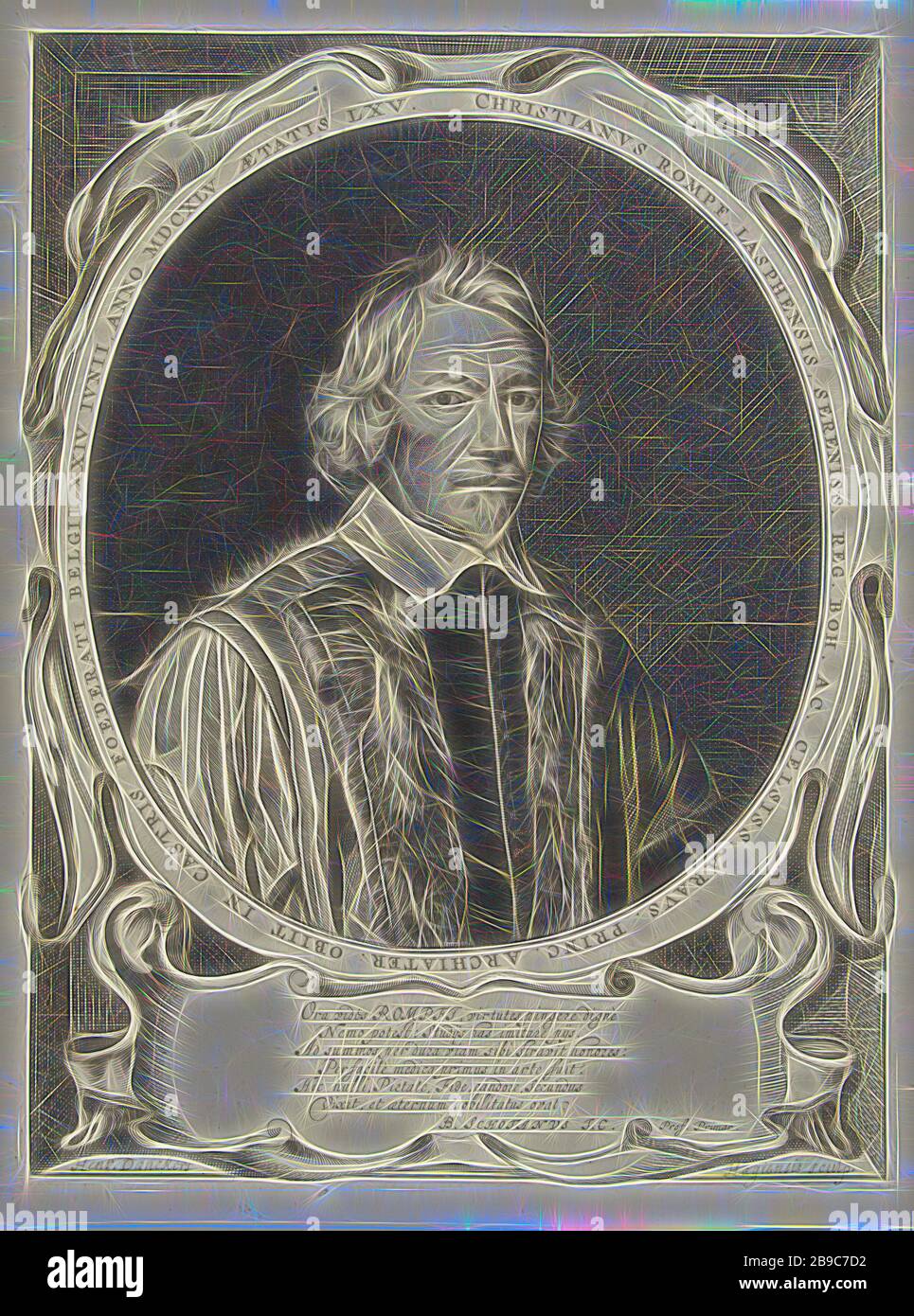 Portrait of Christiaan Rumpf at the age of 65 Christianvs Rompf ...