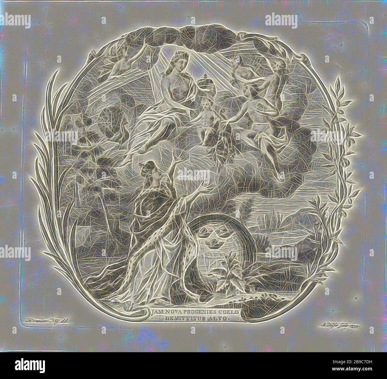 Allegory of the birth of a child with Juno and Abundance, Allegory of ...