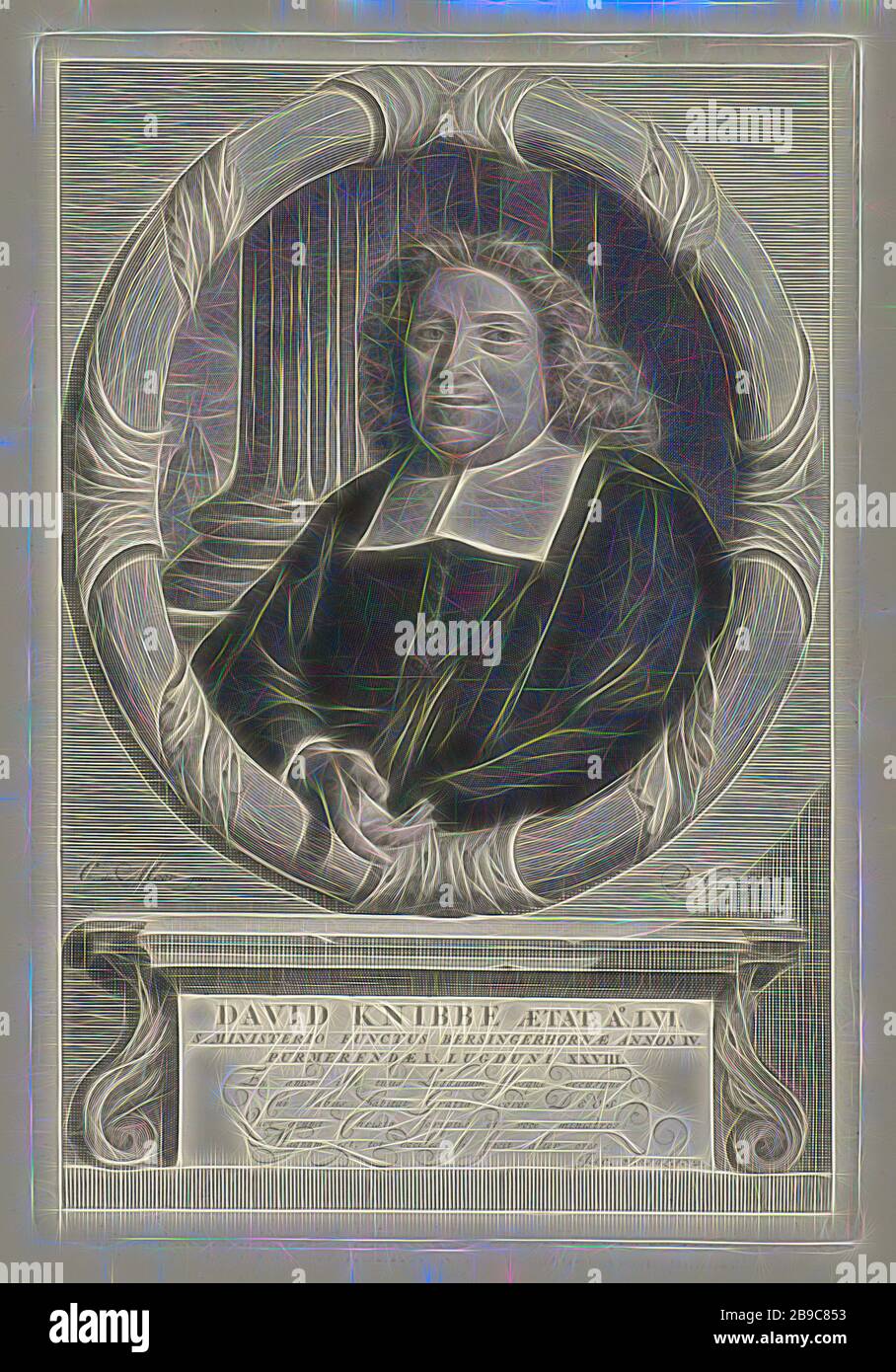 Portrait of David Knibbe, David Knibbe, pastor in Barsingerhoorn ...