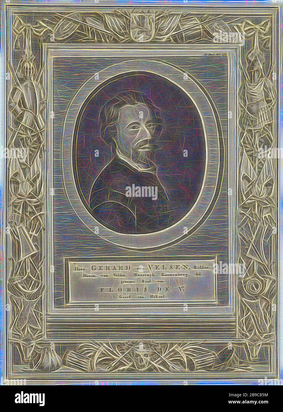 Portrait of Gerard van Velzen, Gerard van Velzen, lord of Beverwijk and ...