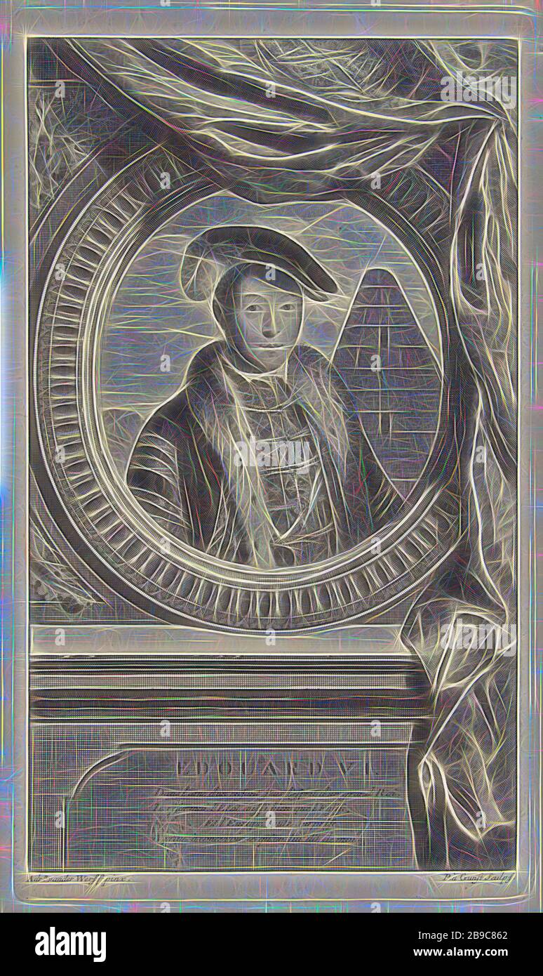 Portrait of King Edward VI of England, Edward VI, King of England. In ...