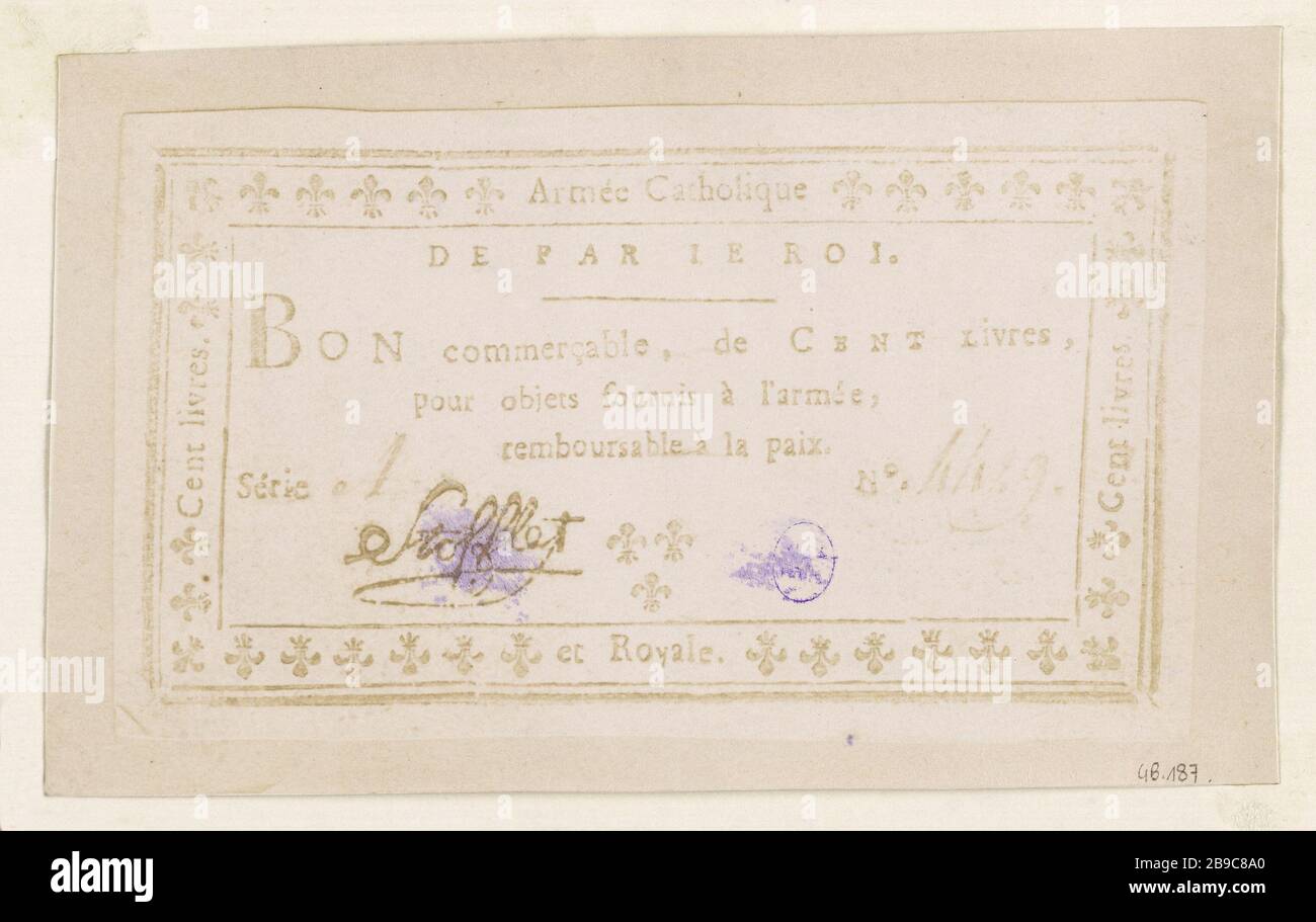 Catholic and royal army of vendee hi-res stock photography and images ...