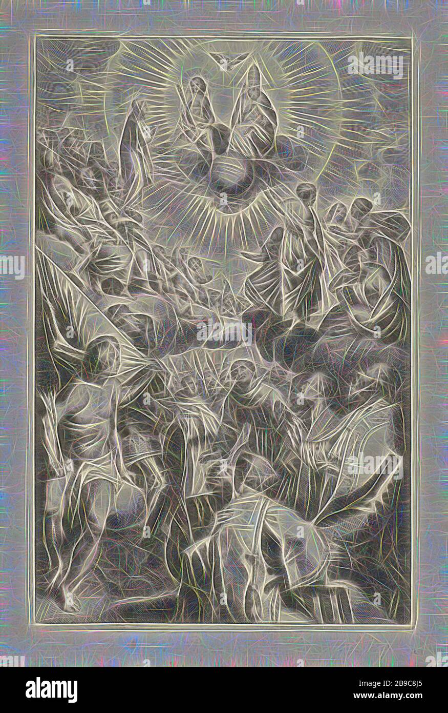 All Saints representation, All saints are gathered around the throne ...