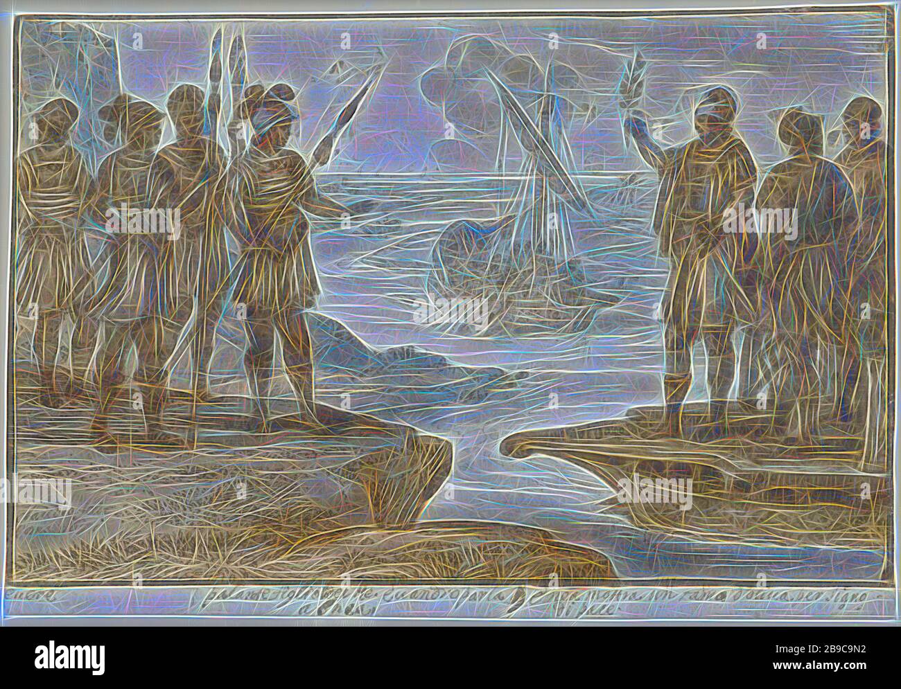 Meeting of Aeneas with the son of Euandros, (military) uniforms ...