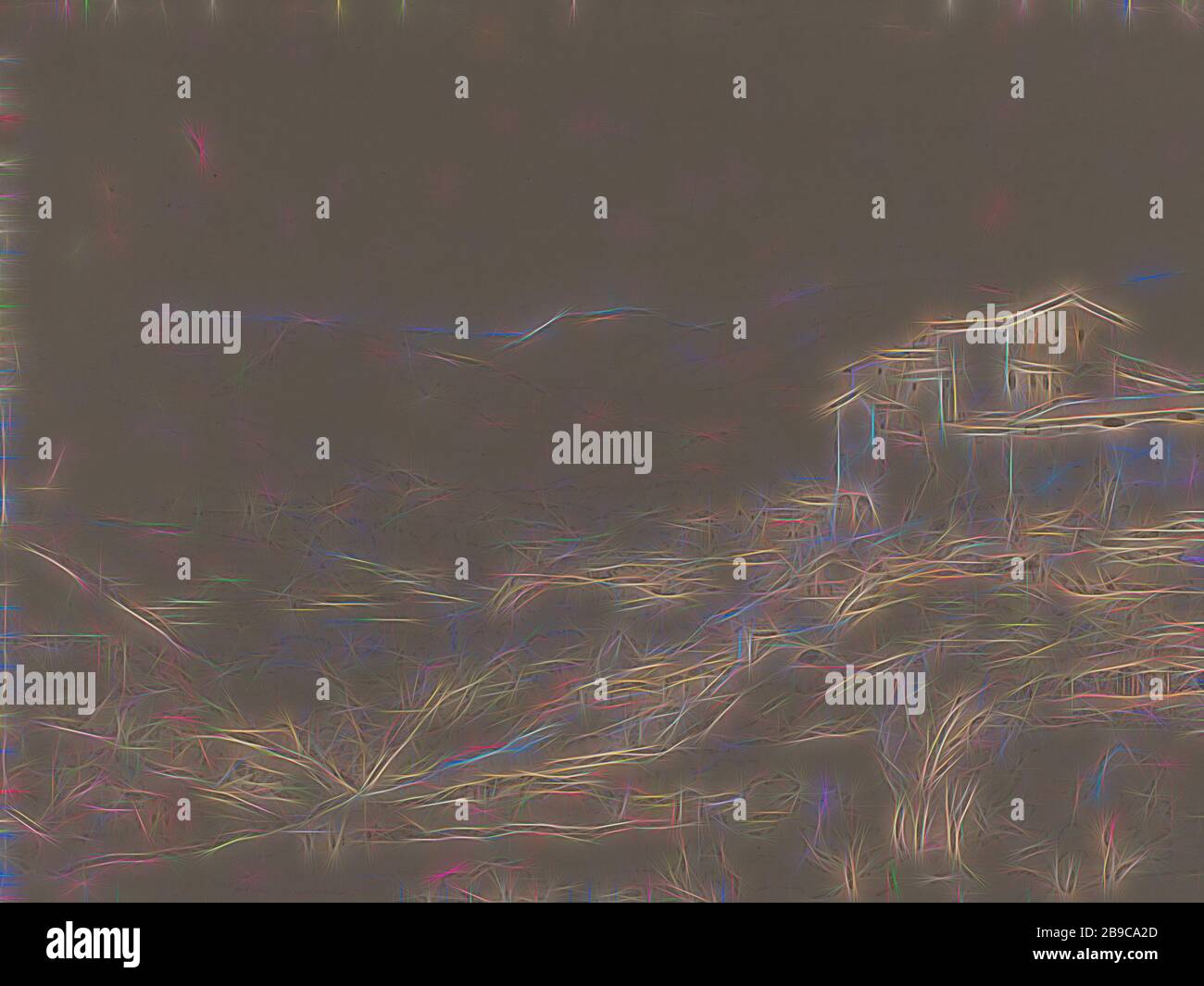 View in Tivoli, Drawing from a group of drawings of landscapes and ...