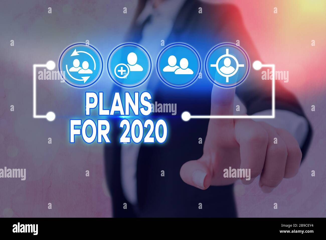 Conceptual hand writing showing Plans For 2020. Concept meaning an ...