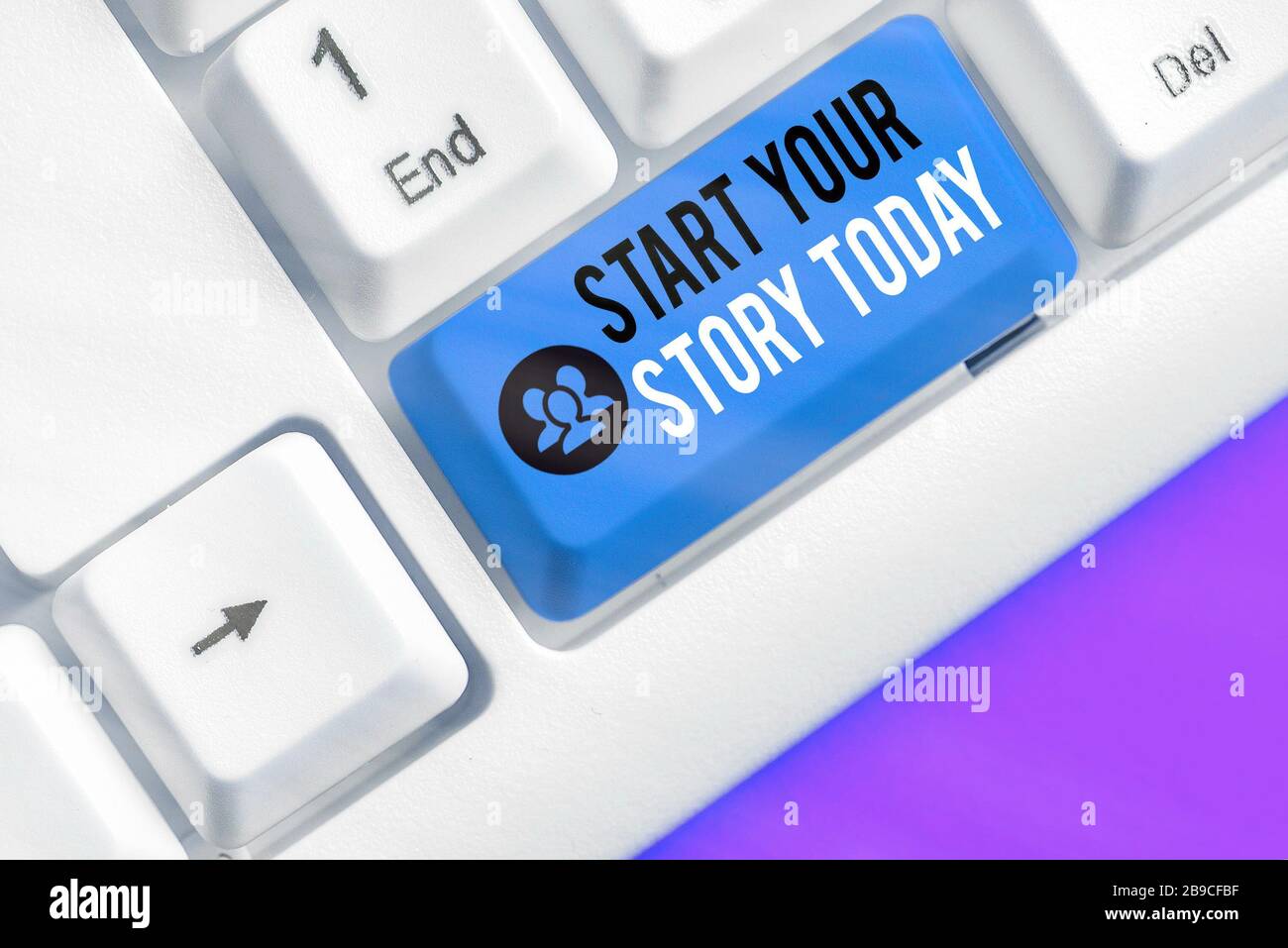 Conceptual hand writing showing Start Your Story Today. Concept meaning ...