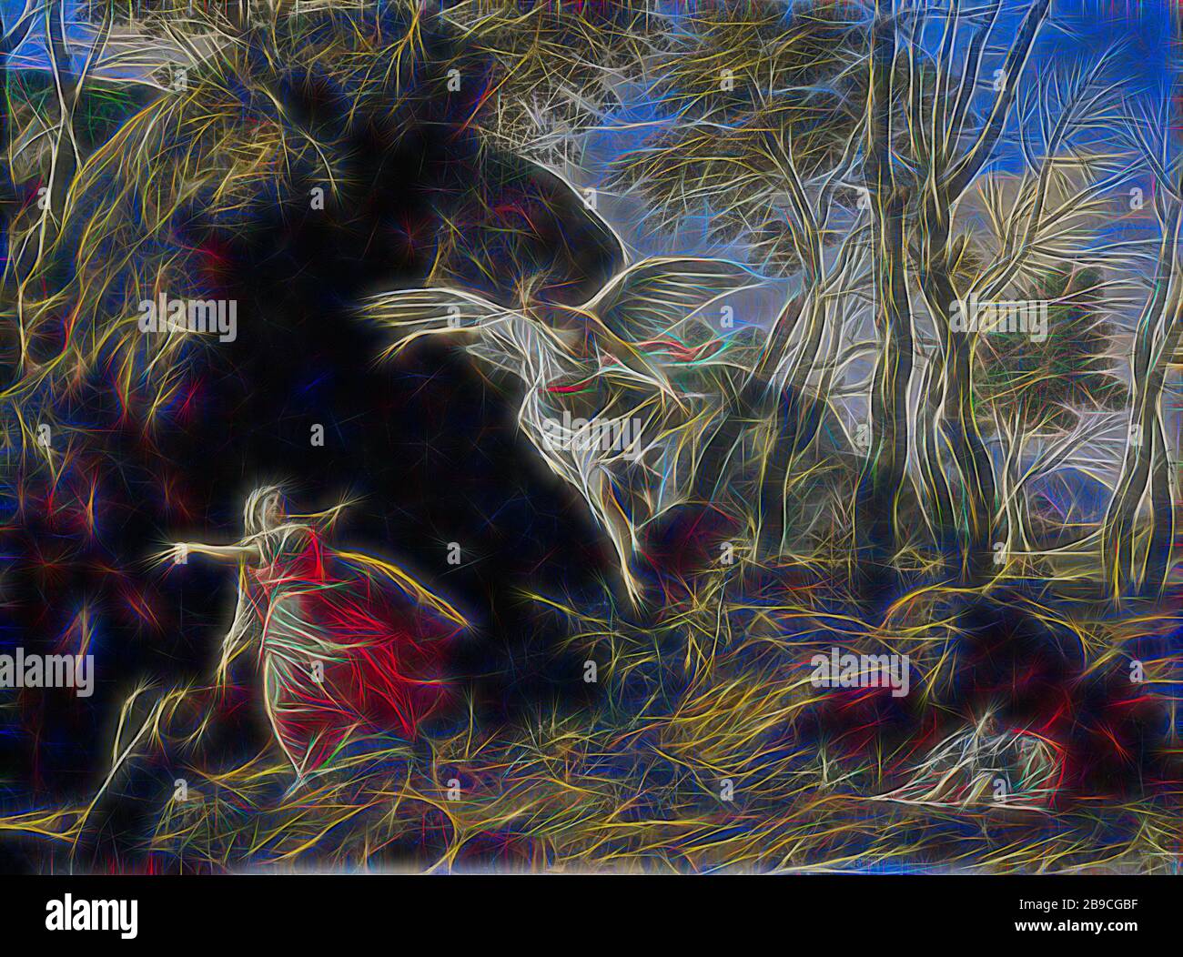 The angel appears to hagar and ishmael hi-res stock photography and ...