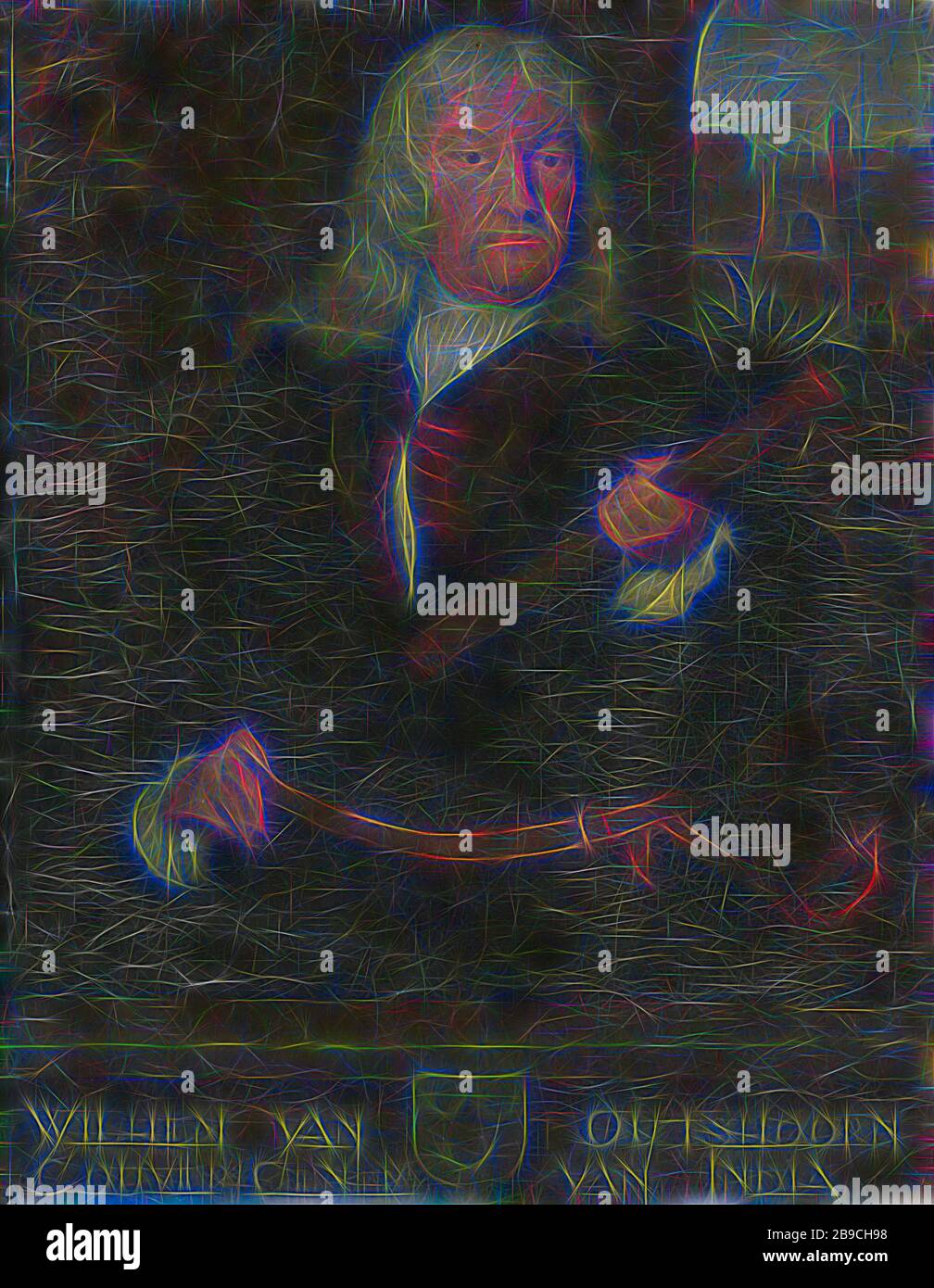 Portrait of Willem van Outhoorn, Governor General of the Dutch East Indies, Portrait of Willem ...