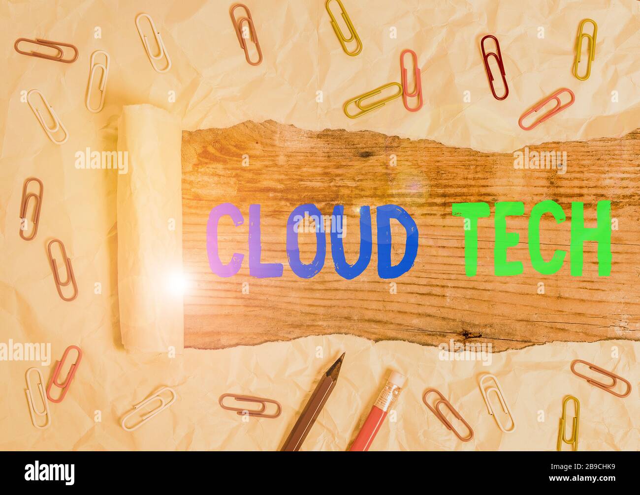 Writing note showing Cloud Tech. Business concept for storing and accessing data and programs ...