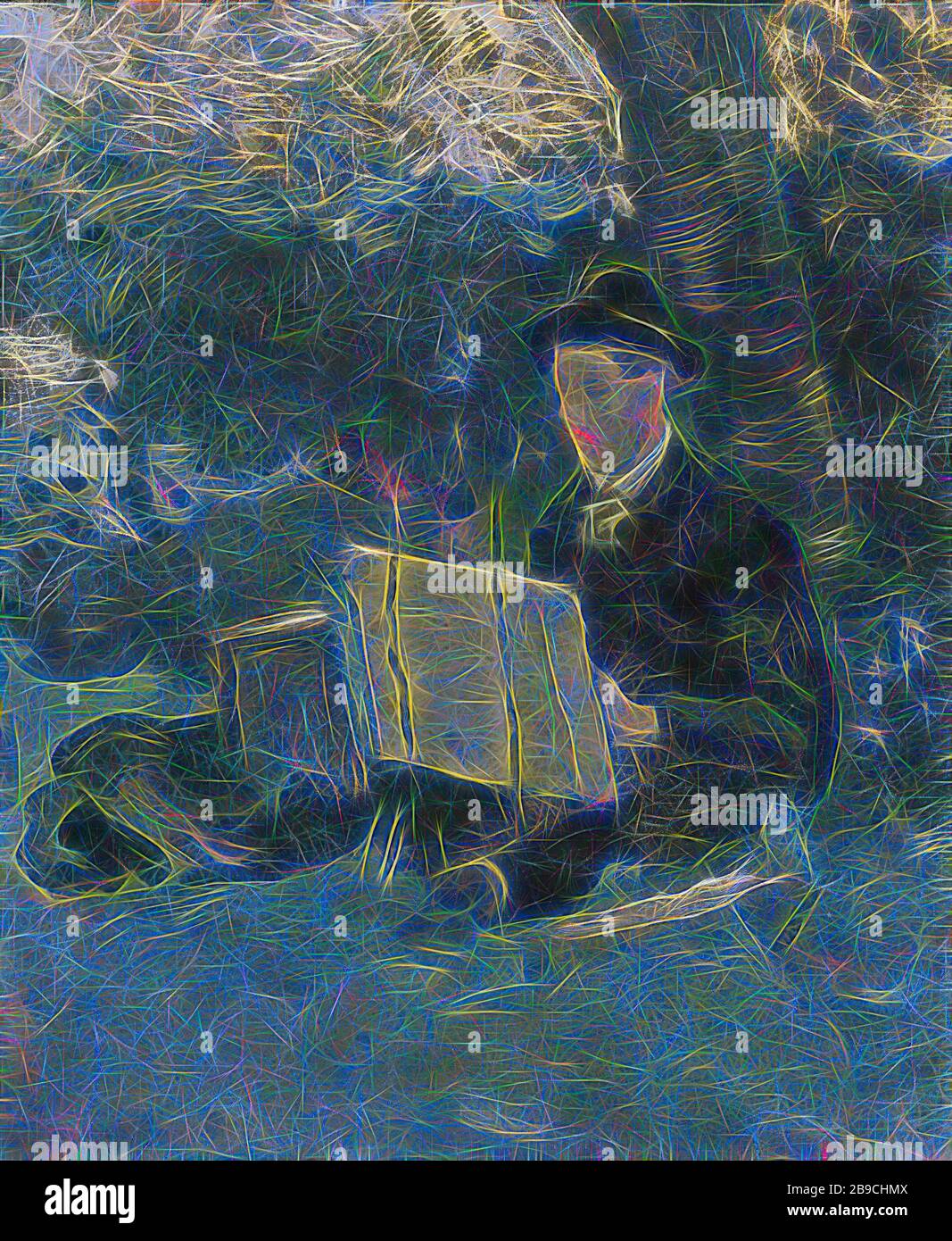 Jan verkade painting under a tree hattem hi-res stock photography and ...