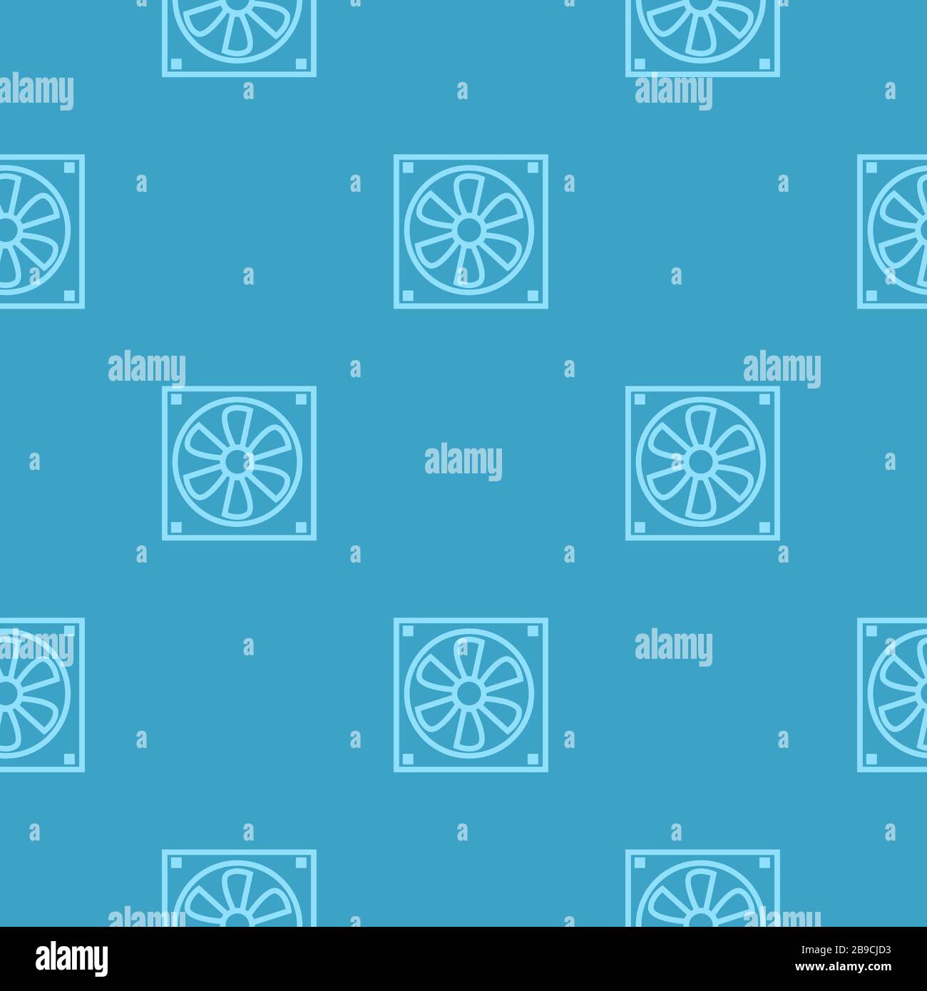 Computer power supply fan pattern seamless for any design - blue vector ...