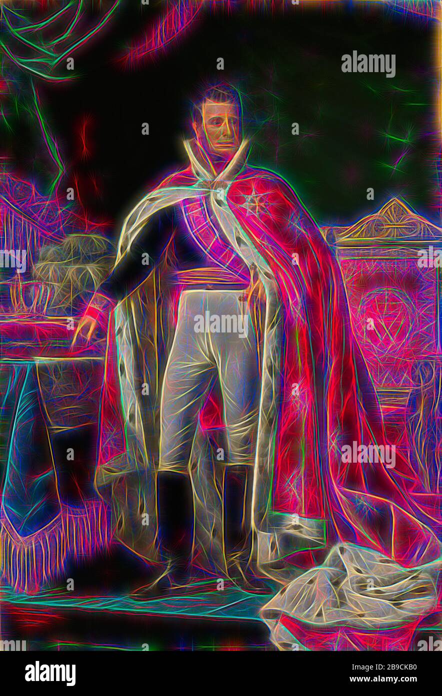 Portrait of William I, King of the Netherlands, Portrait of Willem I ...