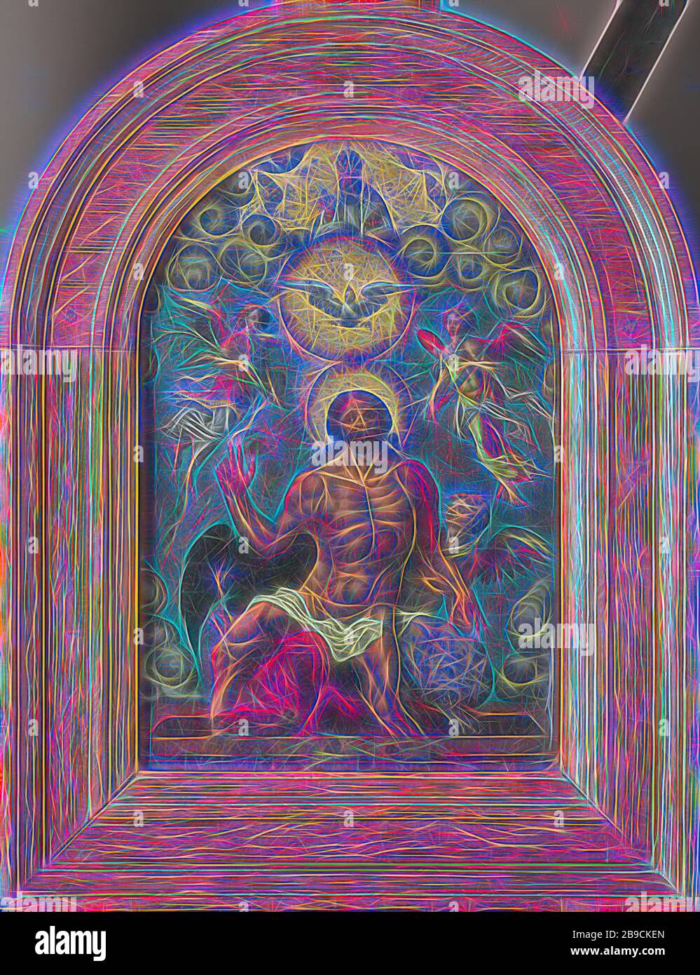 The Holy Trinity, The Trinity. Christ rises from the grave carried by ...