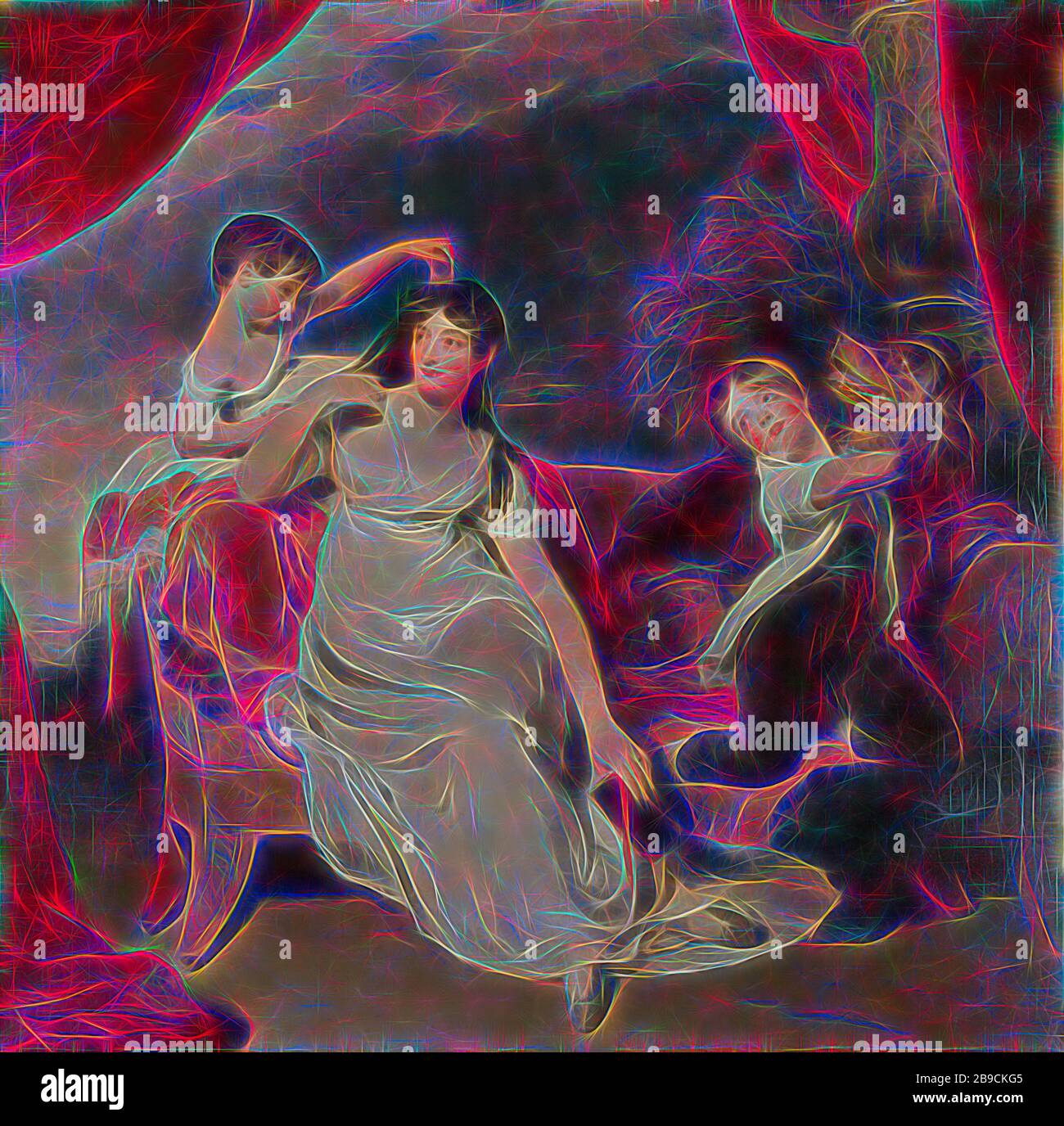 Maria Mathilda Bingham with Two of her Children, Maria Mathilda Bingham ...