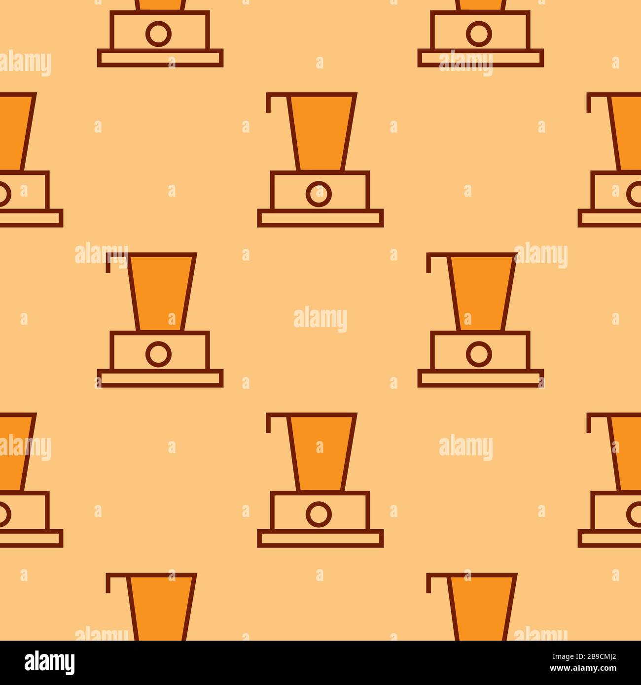 Blender line icon - pattern repeat seamless in orange color for any ...