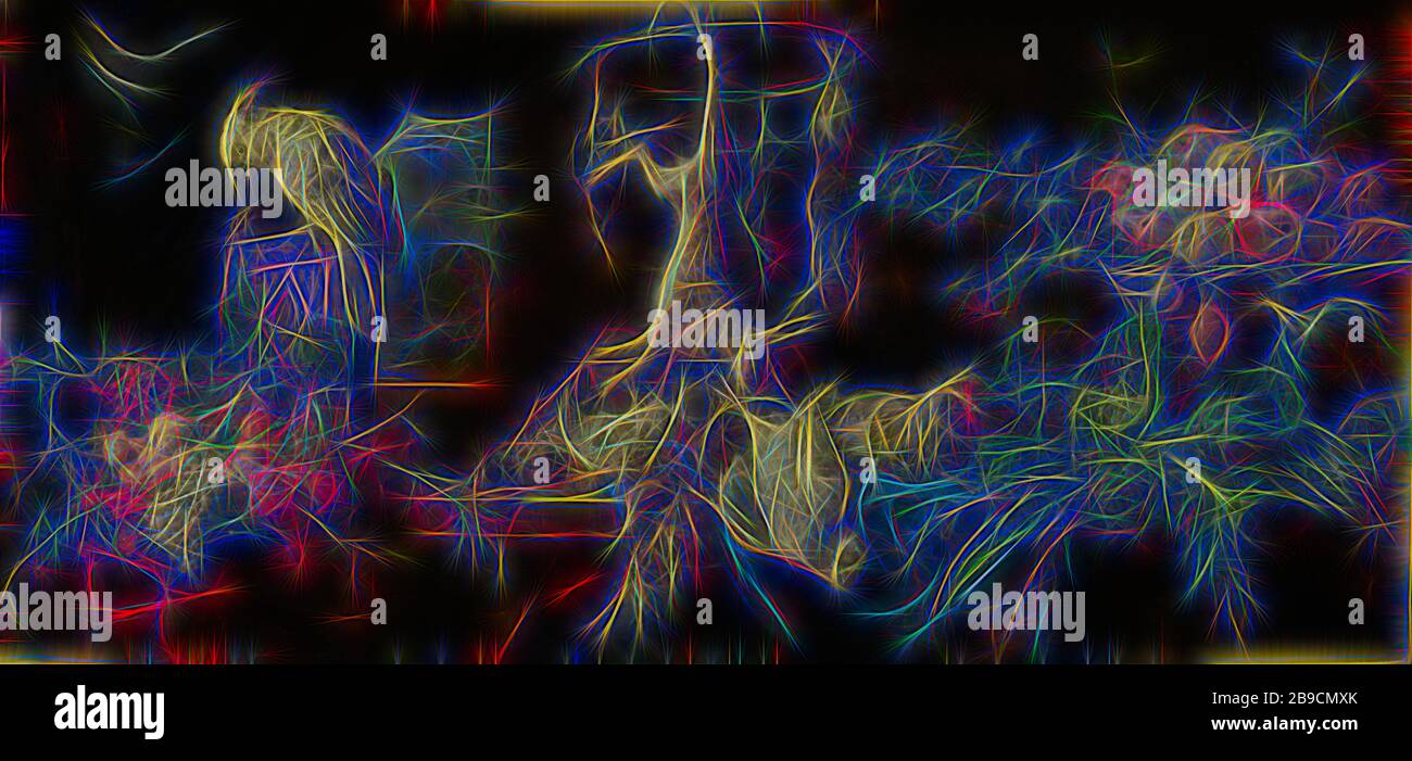 Still Life: Game, Vegetables, Fruit, Cockatoo, Adriaen van Utrecht ...