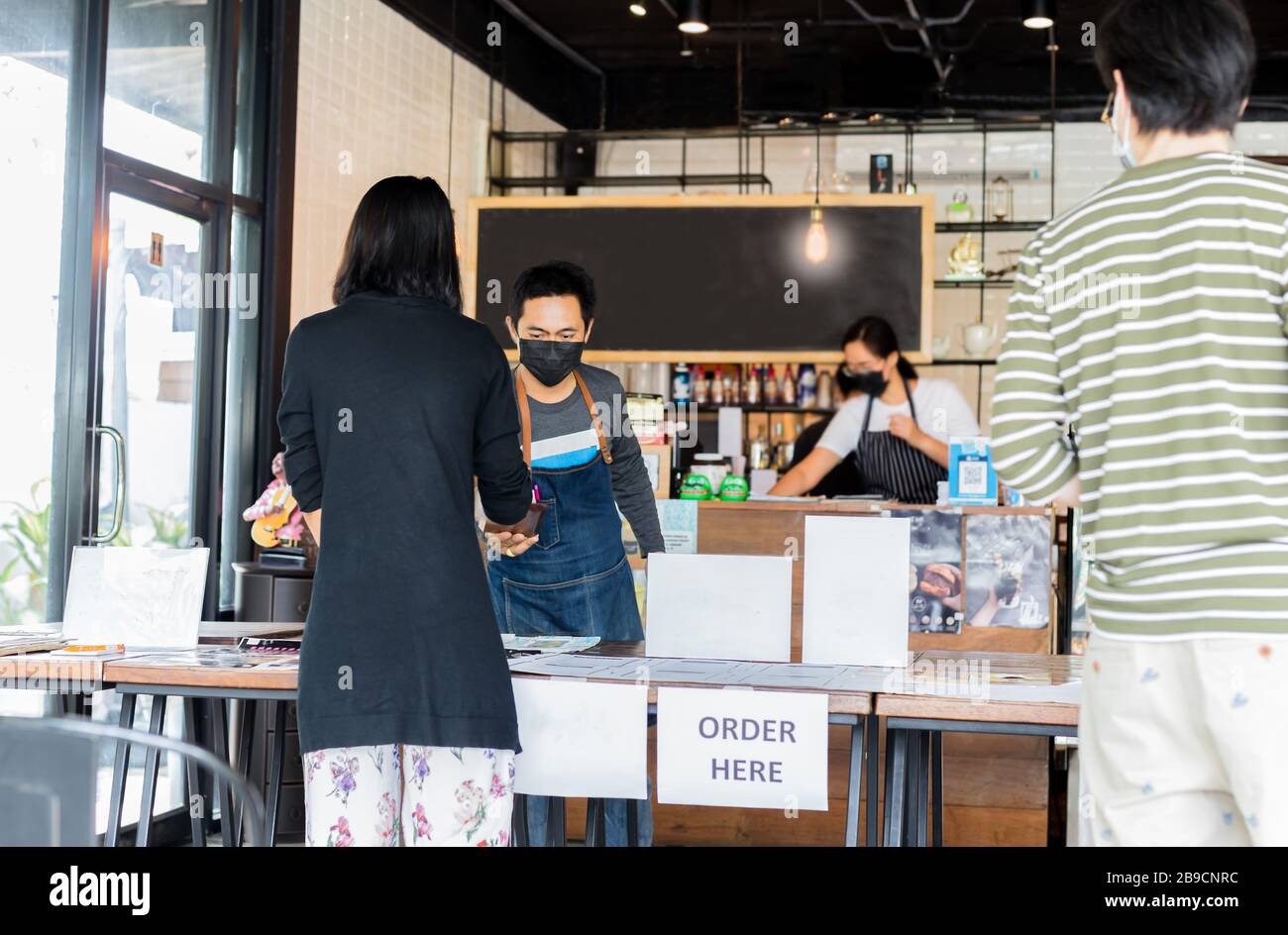 Chinese takeaway customer hi-res stock photography and images - Alamy