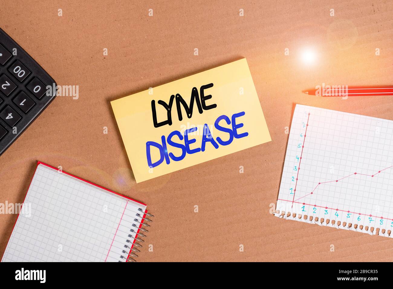 Handwriting text Lyme Disease. Conceptual photo an inflammatory and ...