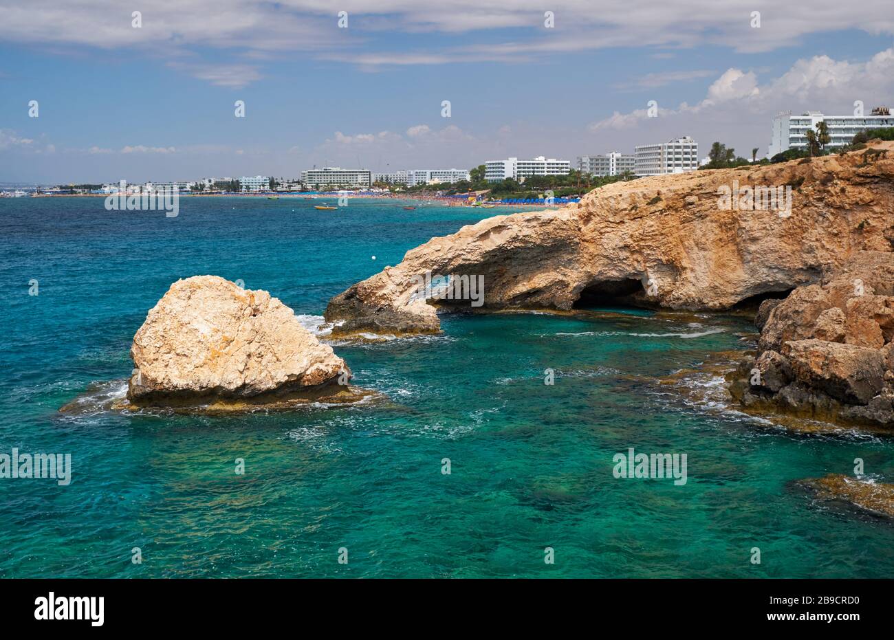 Love Bridge - a rocky arch bridge of natural origin over the crystal ...