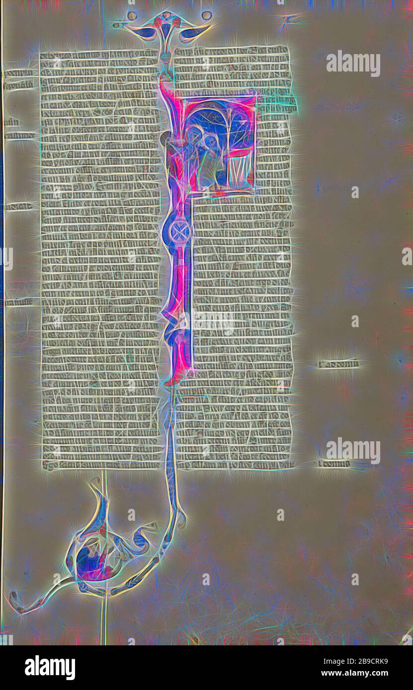 Initial F: Elkanah with Hannah and Peninnah in the Temple, Bologna ...