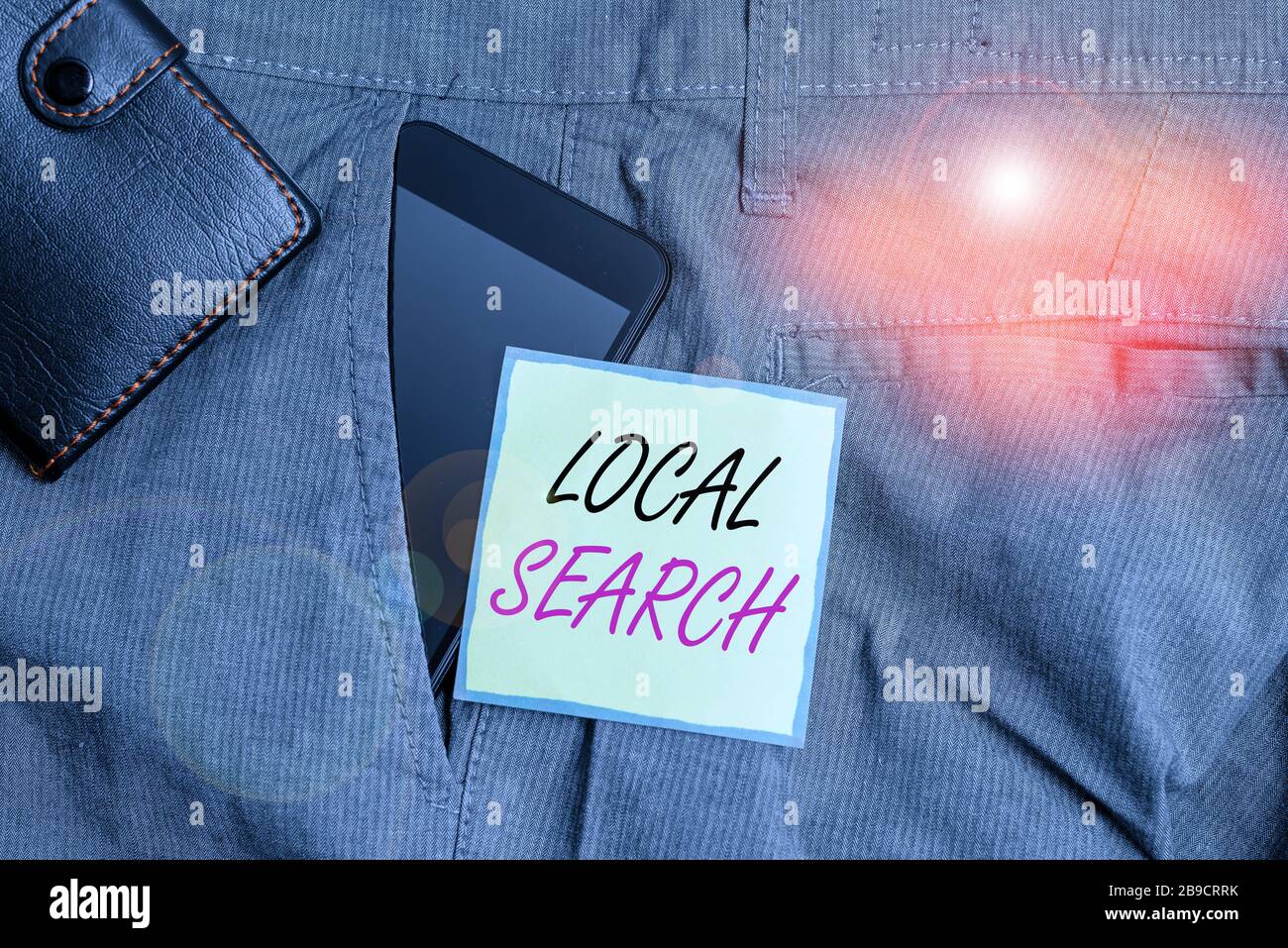 Text sign showing Local Search. Business photo text searches of a ...