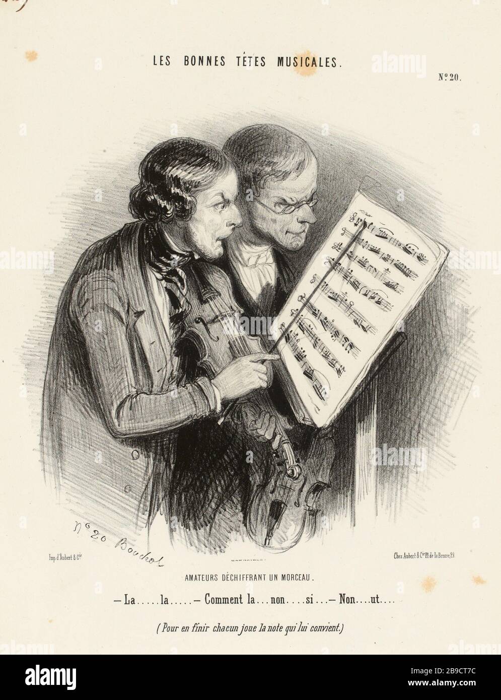 Amateurs deciphering a piece. / No. 20 (registered title) |. The good ...