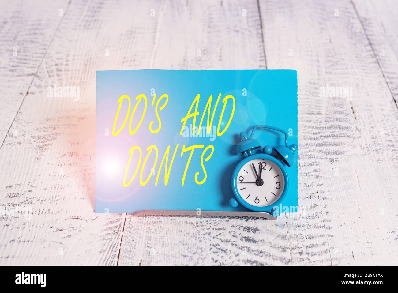 Handwriting text Dos And Don tS. Conceptual photo Rules or customs ...