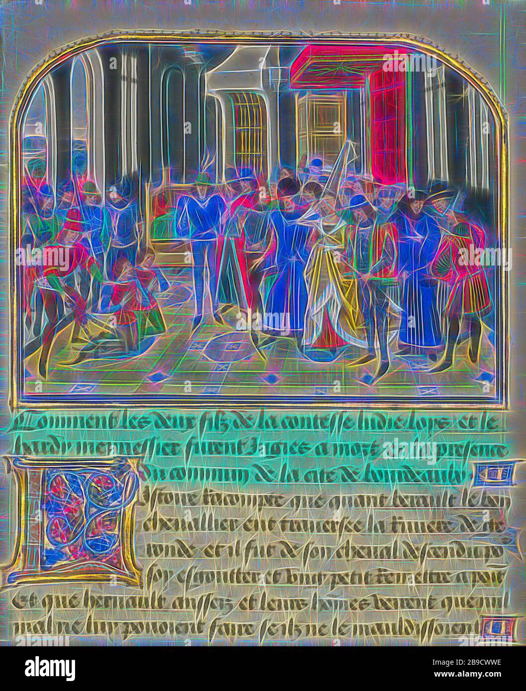 The Sons of Lydia Sentenced to Death, Loyset Liédet (Flemish, active ...