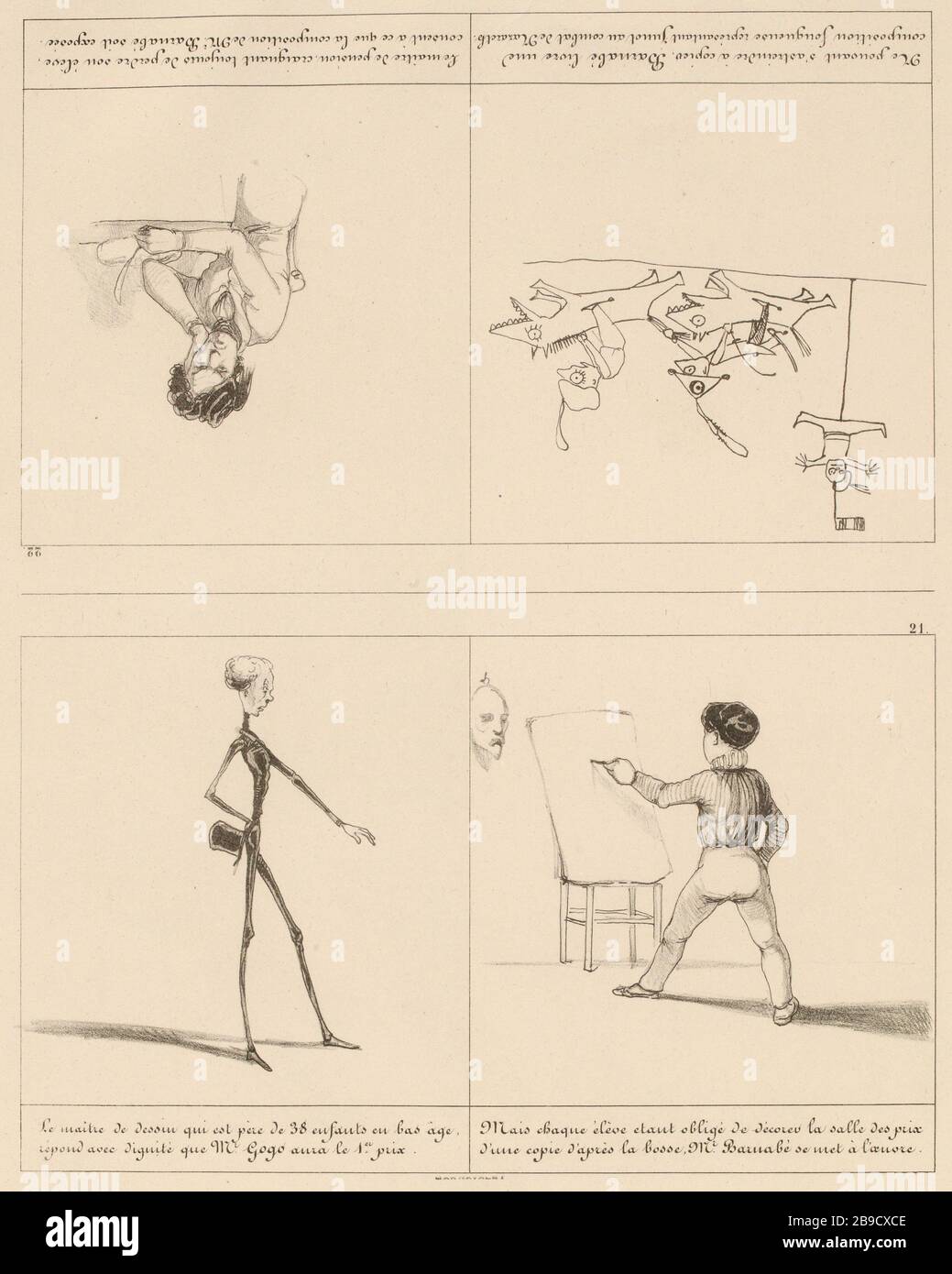 The drawing master who is the father of 38 infants, / answers with ...