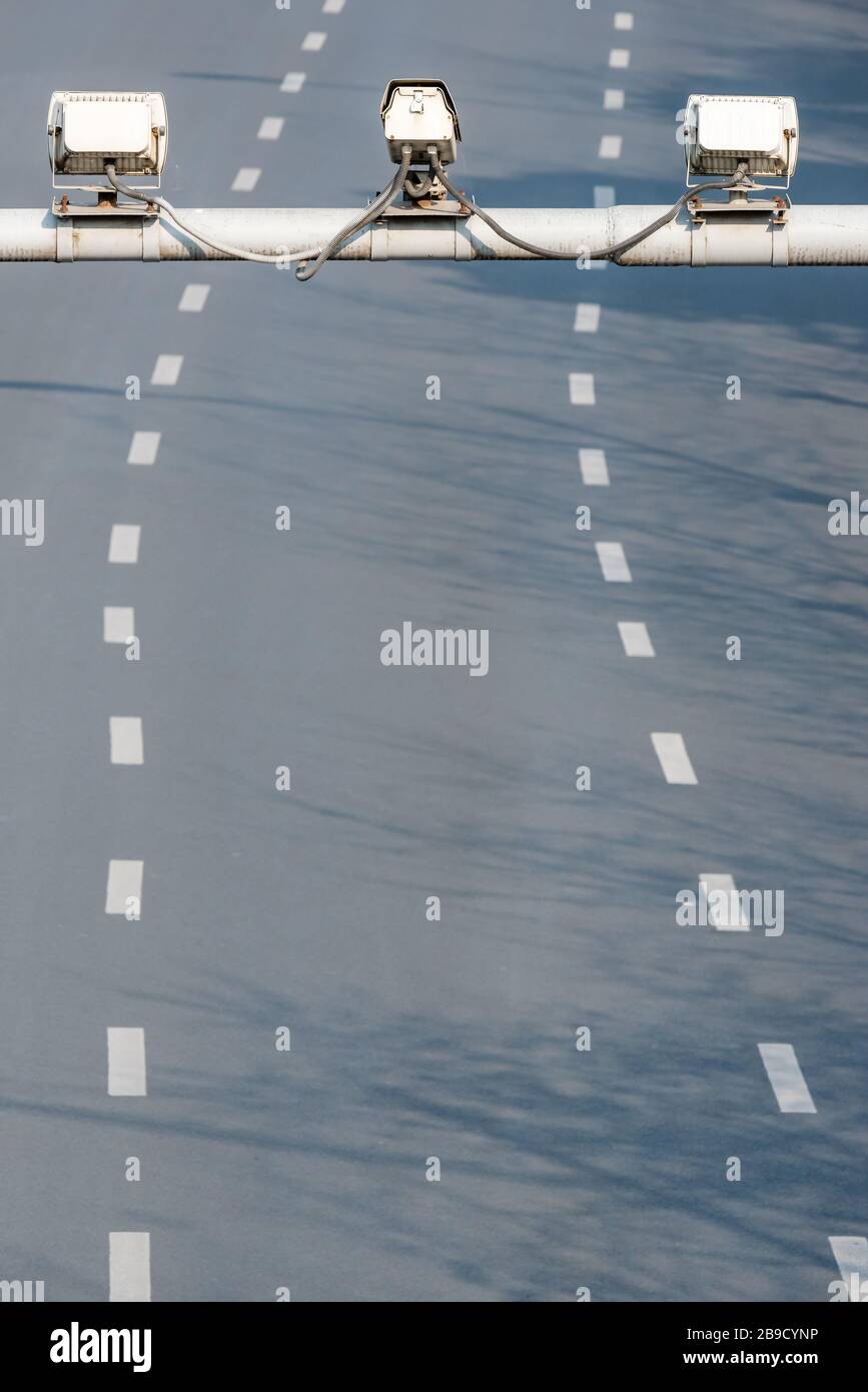 Surveillance cameras road hi-res stock photography and images - Alamy