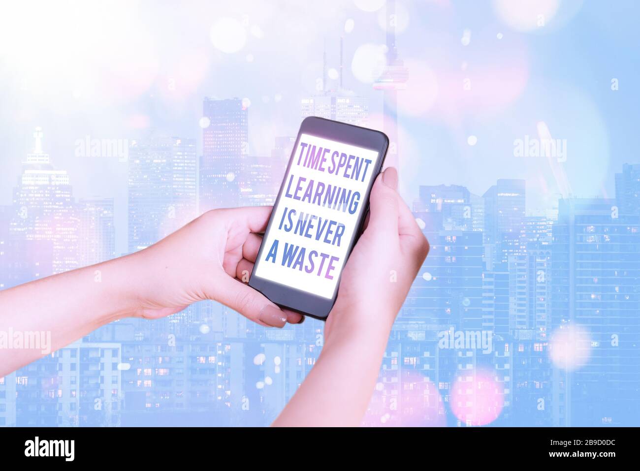 Handwriting text writing Time Spent Learning Is Never A Waste ...