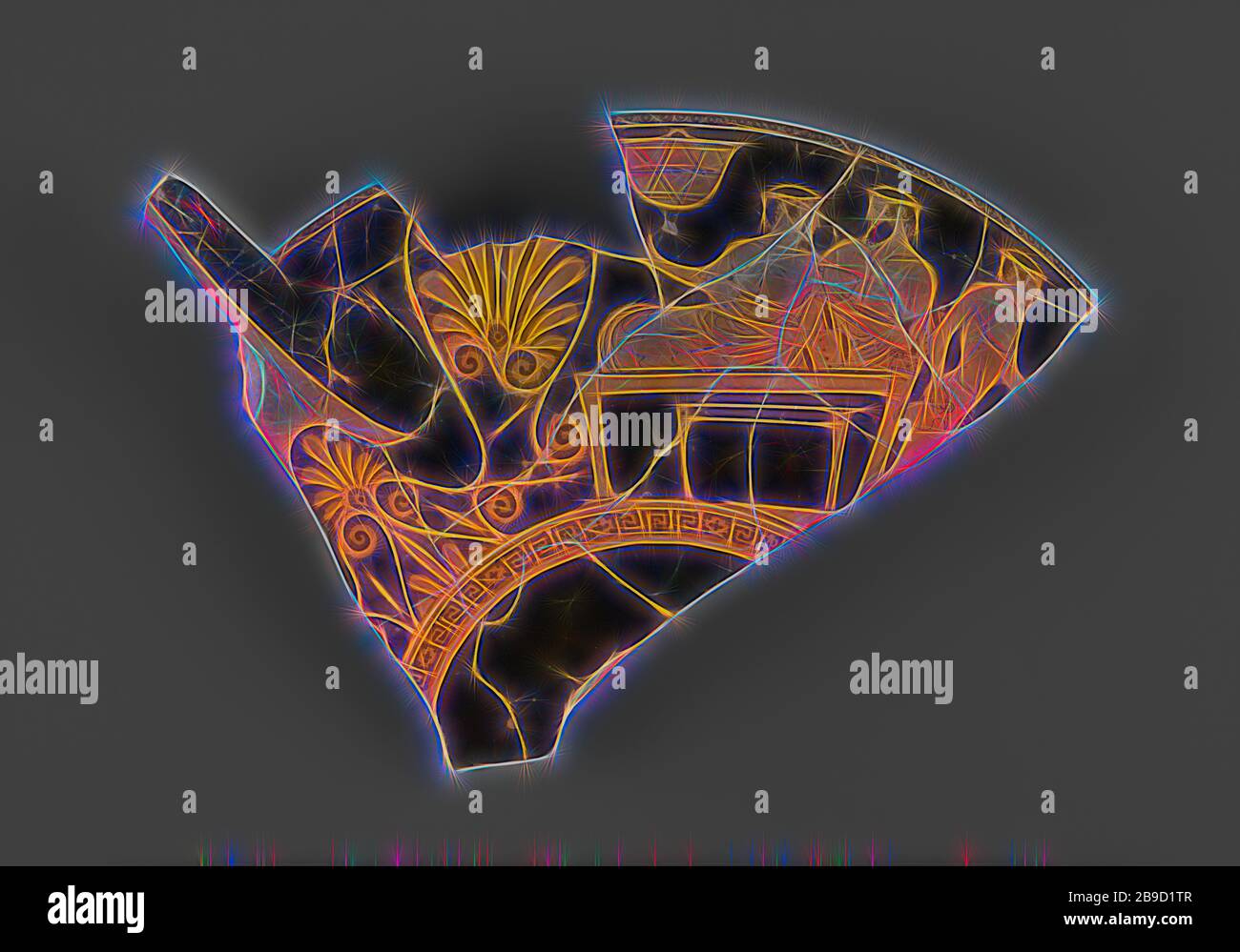 Attic Red-Figure Kylix Fragment, Attributed to Euaion Painter (Greek ...