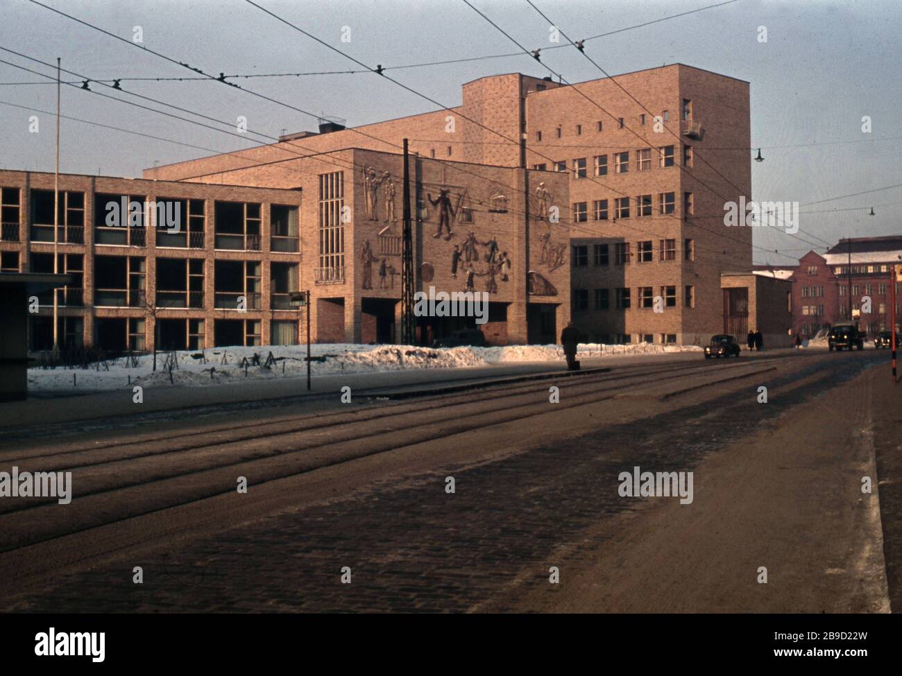 1950s School Building High Resolution Stock Photography and Images - Alamy