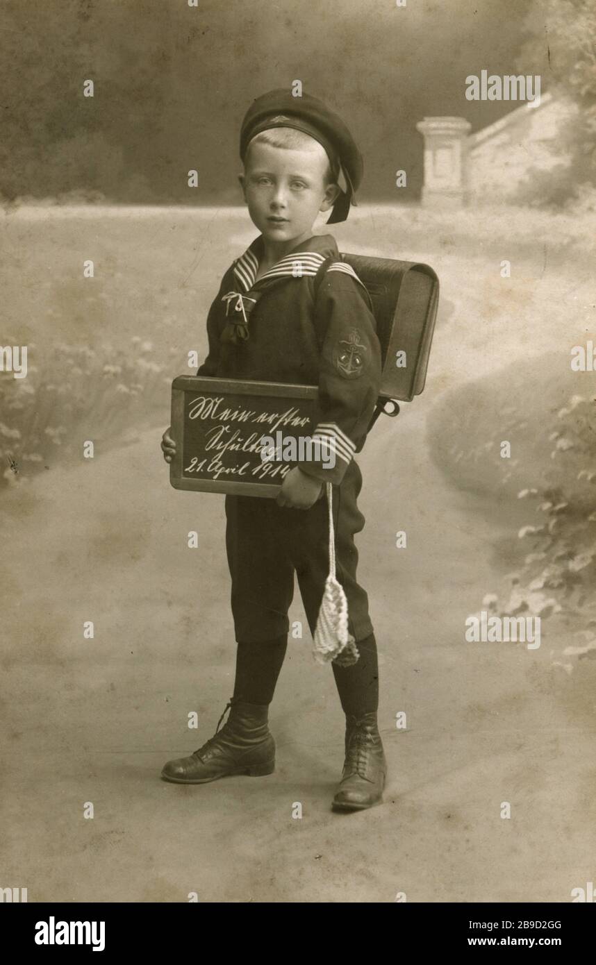 German school boy hi-res stock photography and images - Alamy