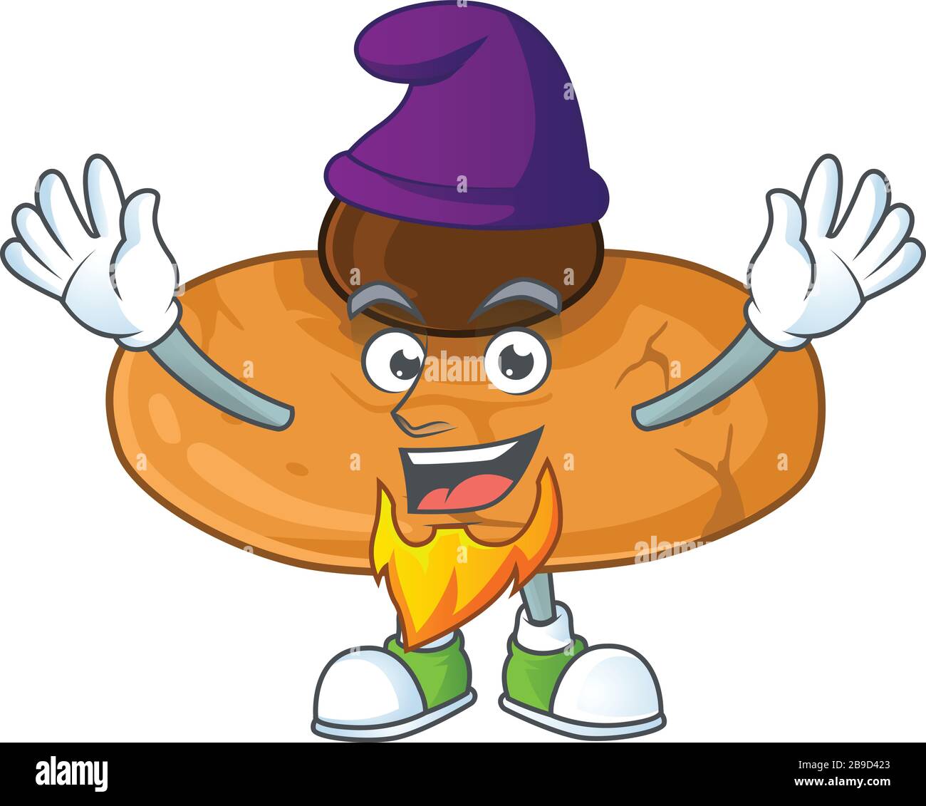 Cute cartoon design of kiss cookies performed as an Elf Stock Vector ...