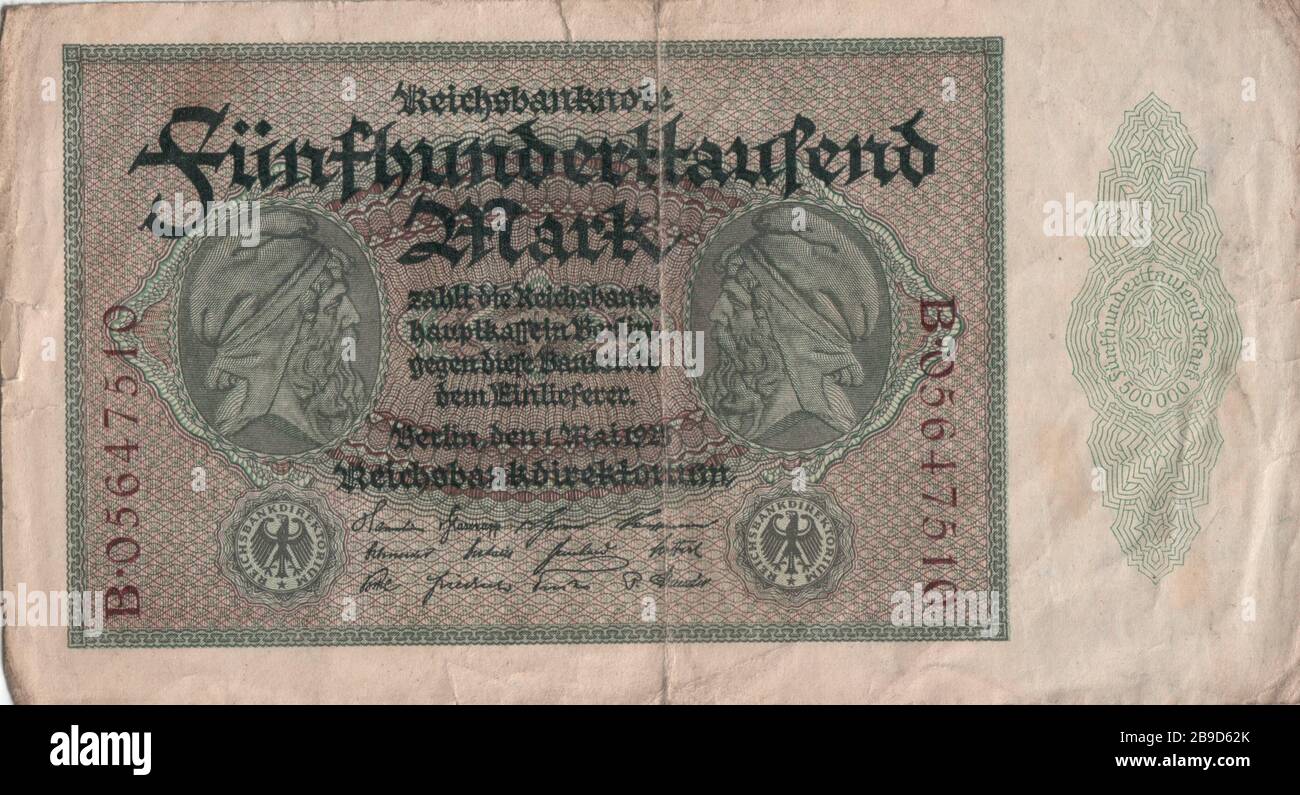 500 Mark Note High Resolution Stock Photography and Images - Alamy