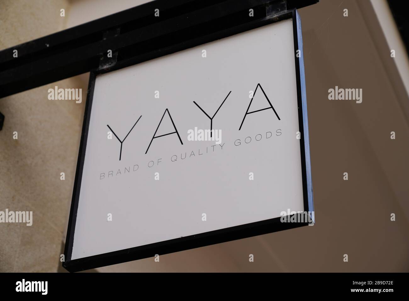 Arcachon , Aquitaine / France - 10 08 2019 : YAYA lifestyle logo brand ...