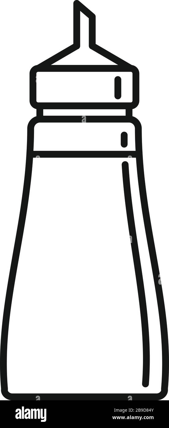 Sugar container icon. Outline sugar container vector icon for web ...