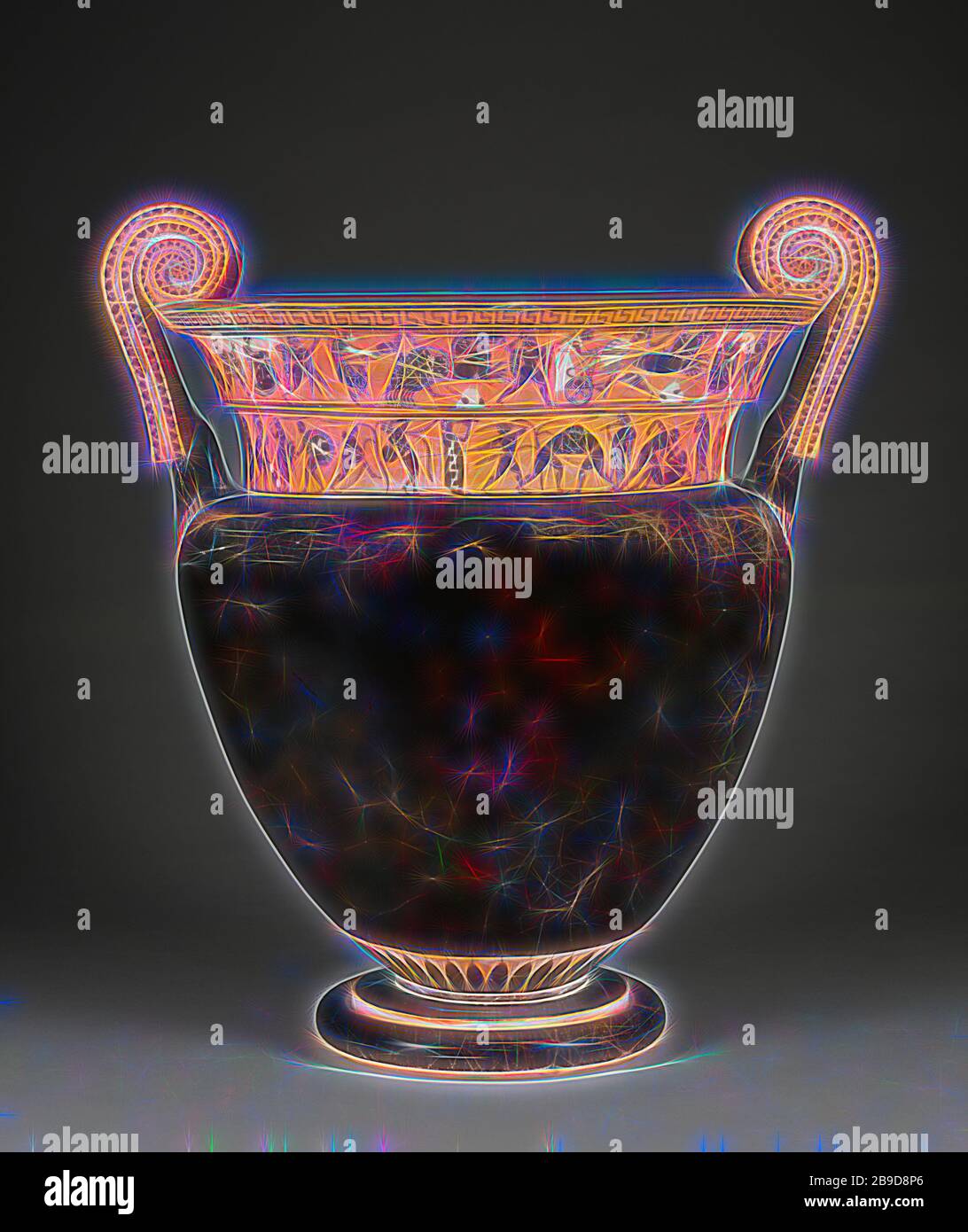 Mixing Vessel with Athletic Activities and Battle Scenes, Attributed to ...