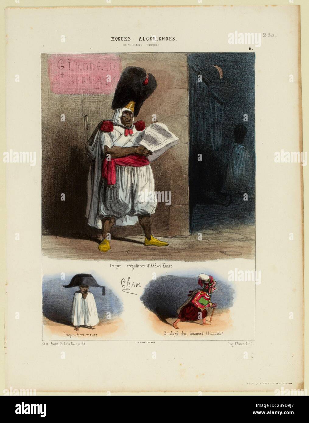 irregular troops of Abdel-Kader. [...] / N ° 9 (registered title ...