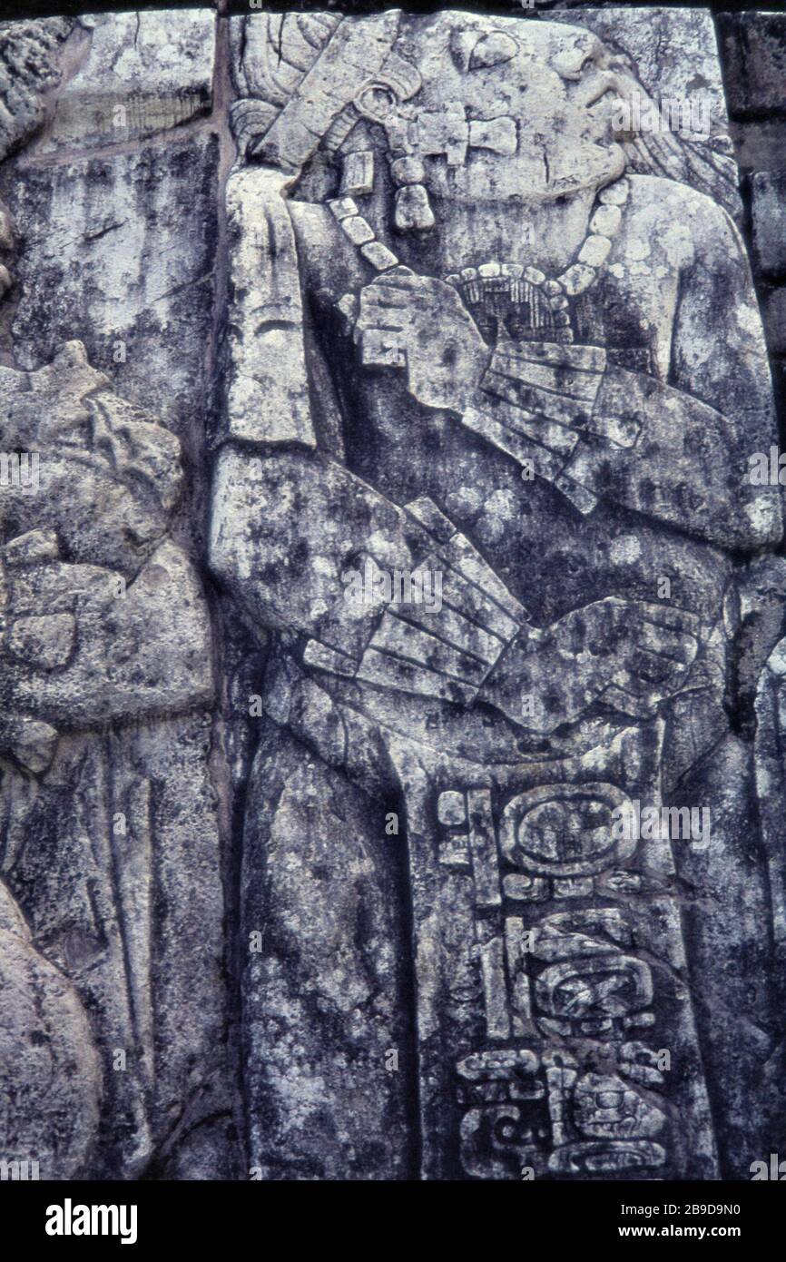 Mayan priest relief hi-res stock photography and images - Alamy
