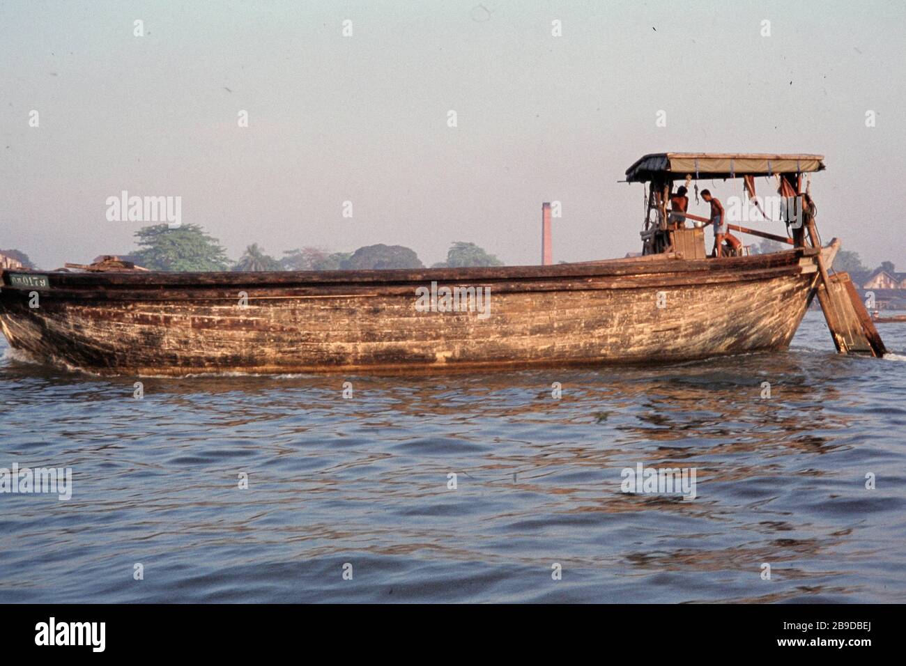 Two men on barge hi-res stock photography and images - Alamy