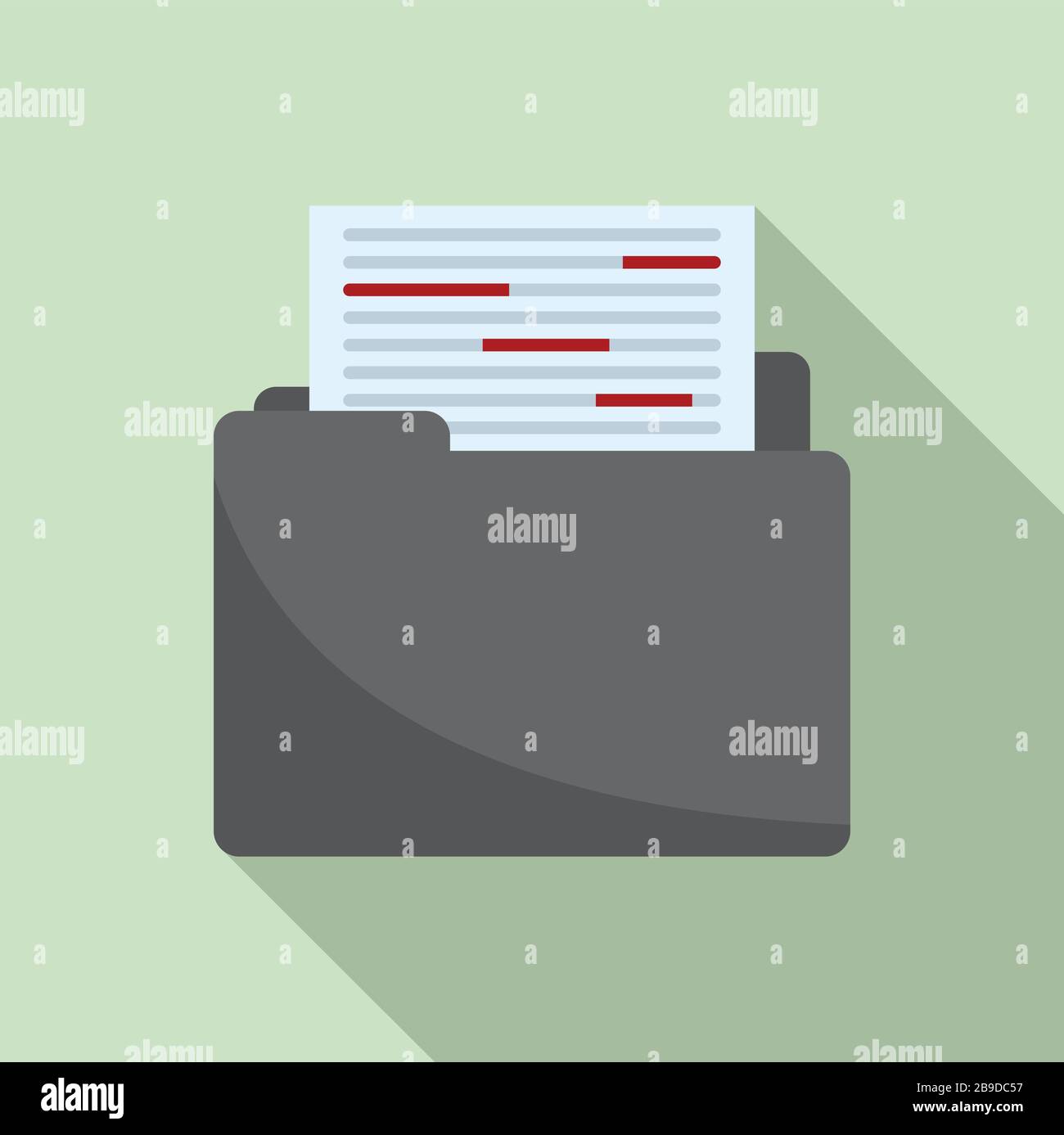 Summary editor icon. Flat illustration of summary editor vector icon ...