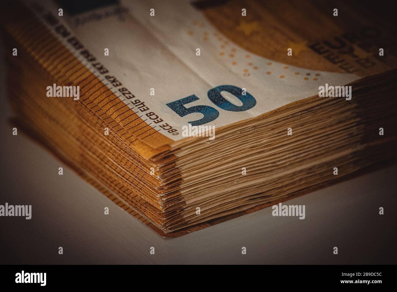 A pack of 50 euro bills Stock Photo - Alamy