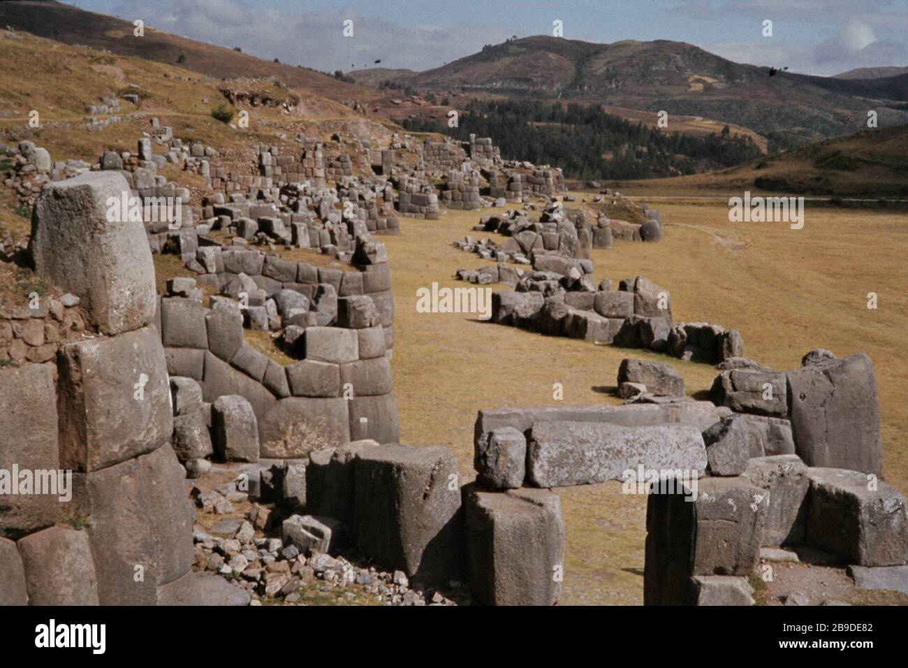 Inca Fortress Sacsayhuaman Near Cusco High Resolution Stock Photography ...