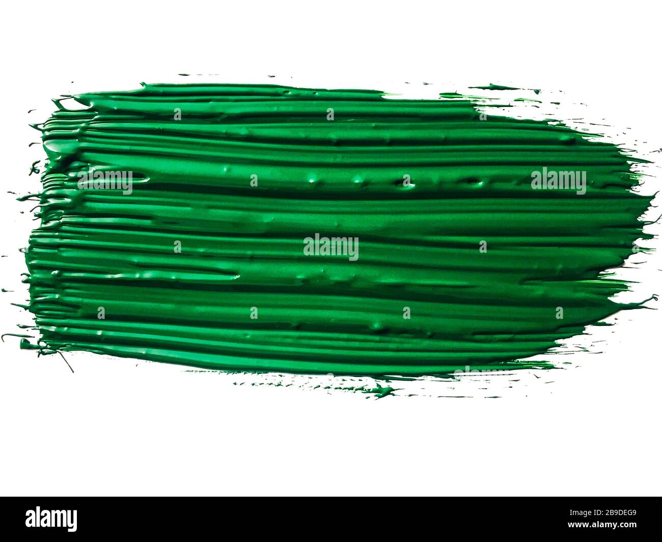 green brush stroke Stock Photo - Alamy