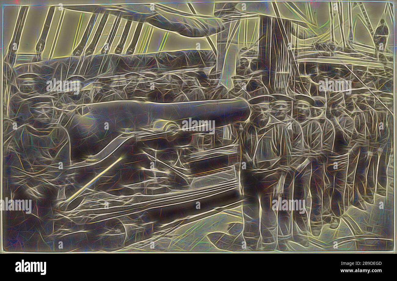 Pivot Gun and Crew, U.S. Ship Pocahontas, Edisto Island, South Carolina ...