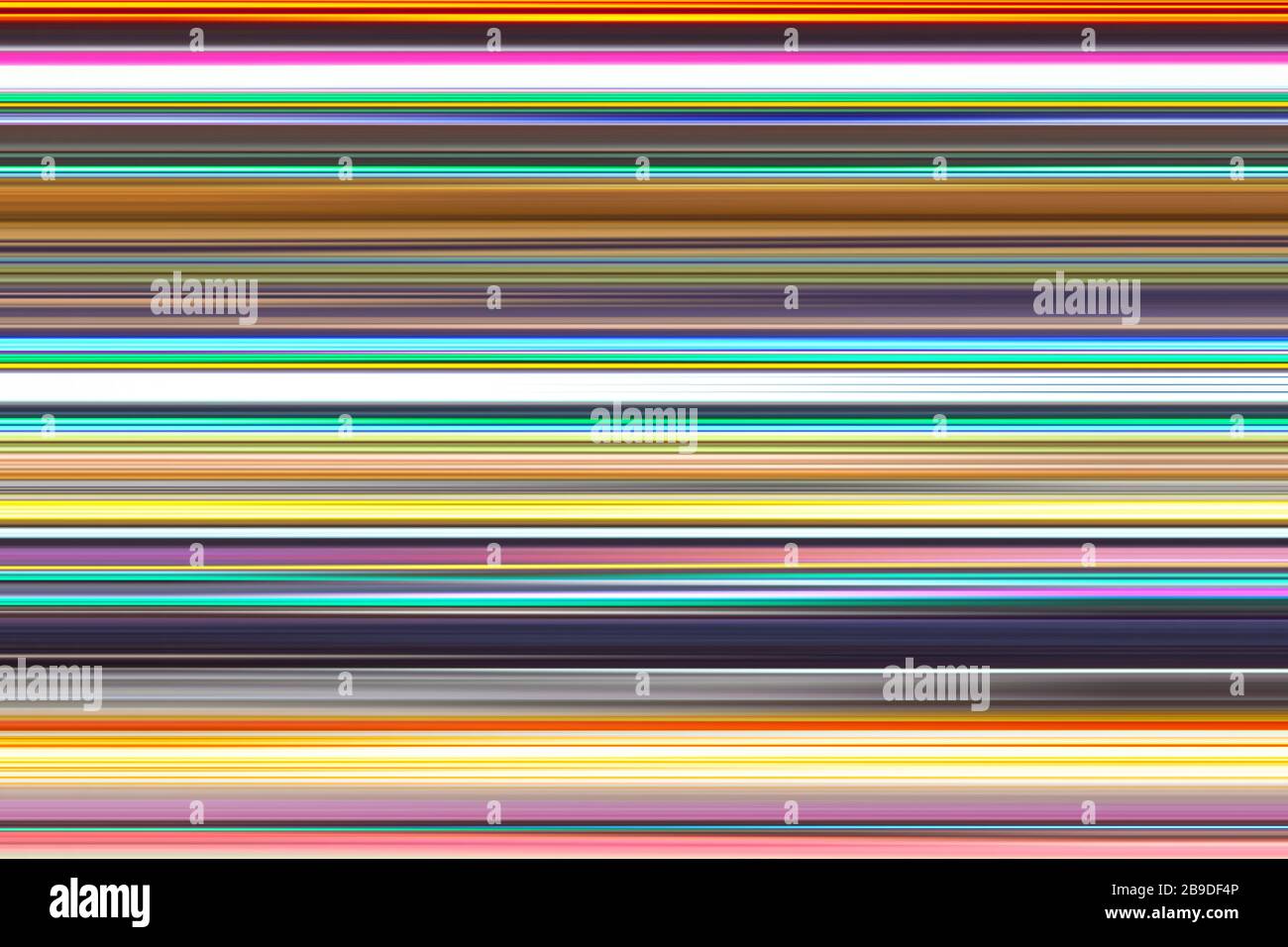 Abstract horizontally multicolored striped background. Very colorful ...